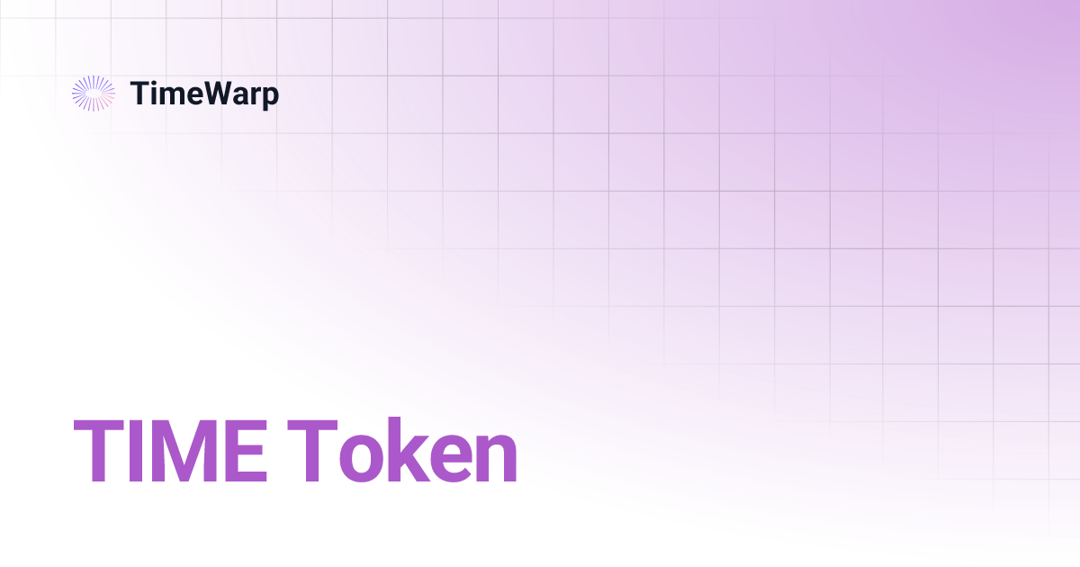 TIME Token | TimeWarp